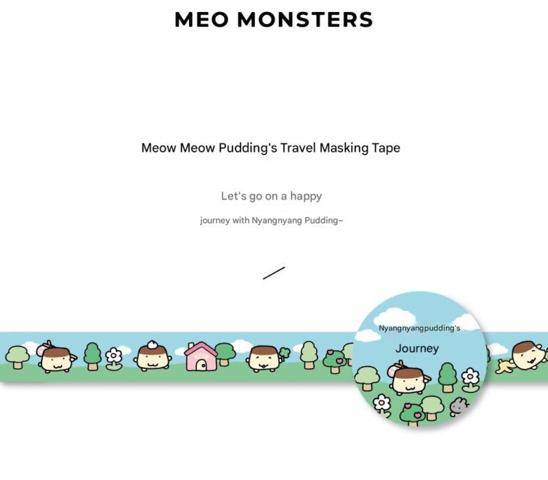 MEO MONSTERS's Travel Masking Tape - OLAEET Blog