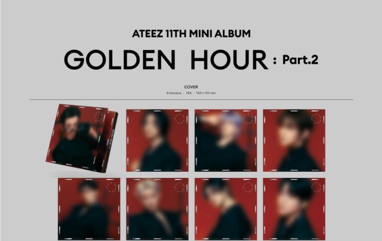 [Set/8 Albums] ATEEZ 11TH MINI ALBUM [GOLDEN HOUR : Part.2] (DIGIPACK ...